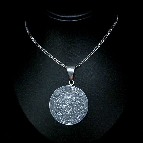 Jewelry | Elegant Sterling Silver Aztec Pendant Necklace | Poshmark